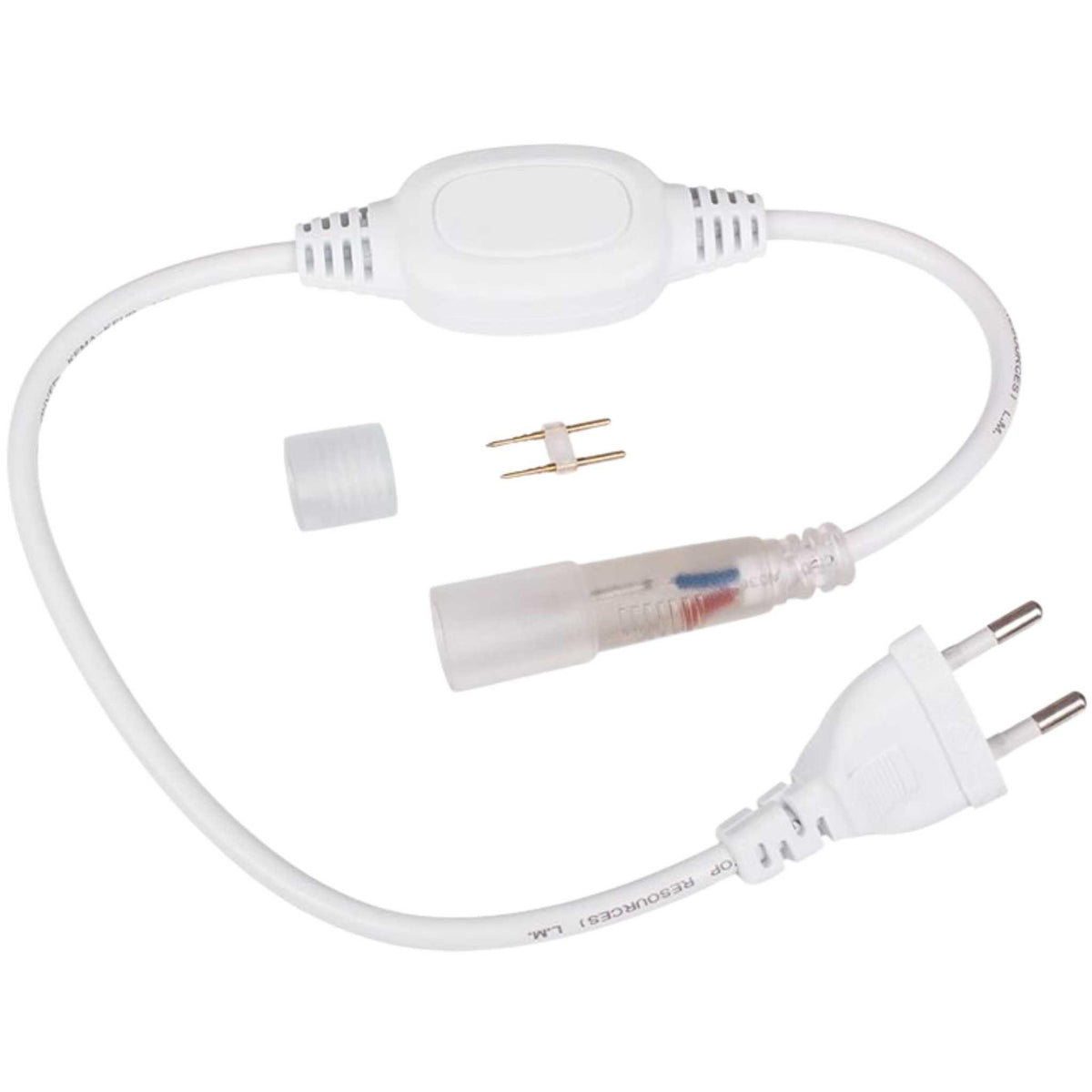 Conector alimentare Furtun LED Neon Flex Rotund 220V – Home Lights