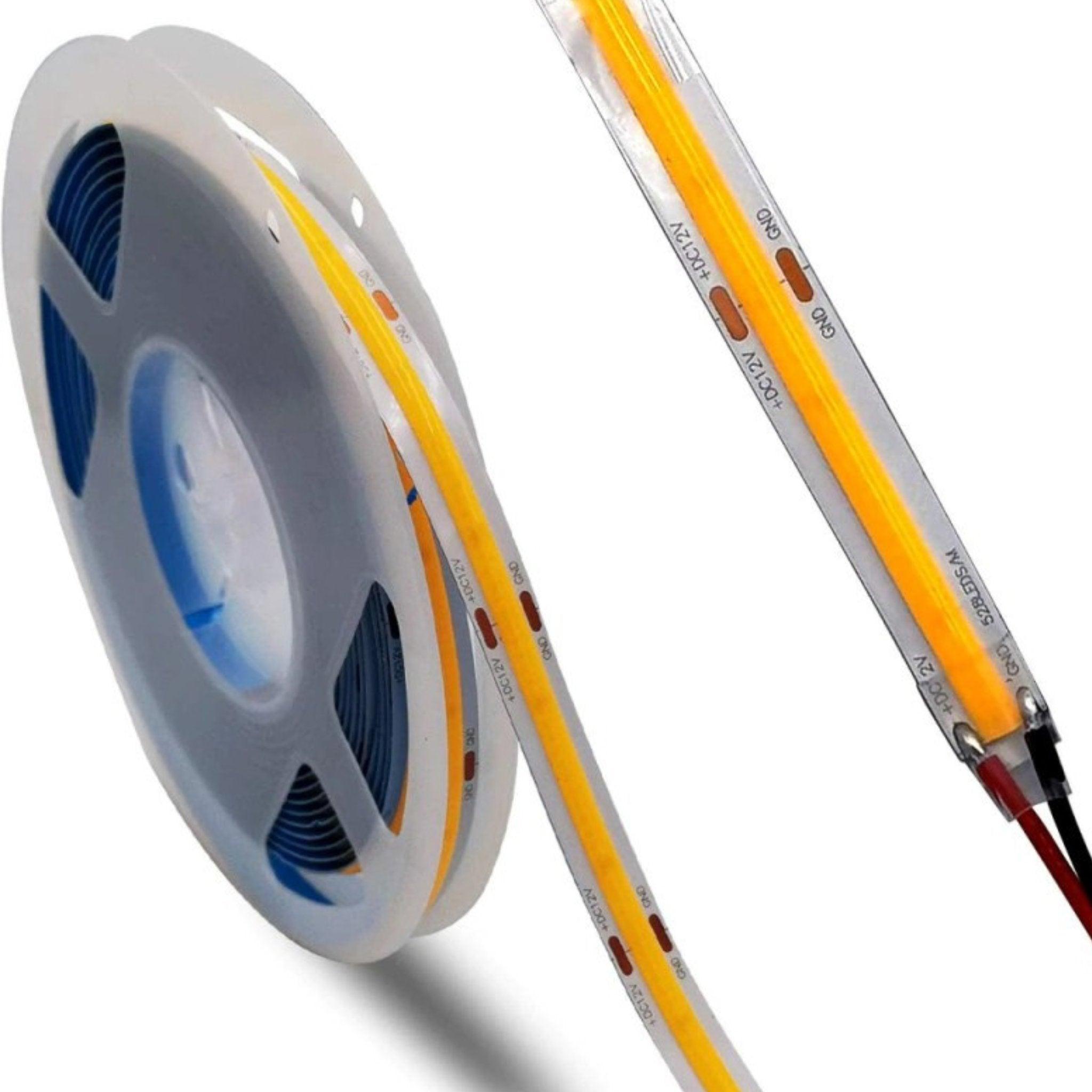 Banda LED COB 320Led/m, 220V, 10W/m, IP20, 10 metri, Alb Neutru 4000K ...